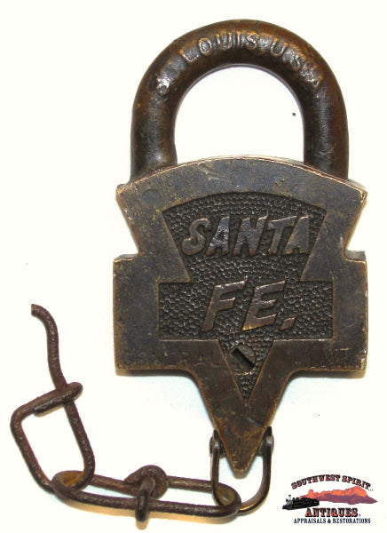 Santa Fe Railway Brass General E.C. Simmons Keen Kutter Lock ...