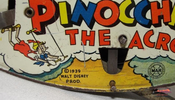 1939 Marx Co. "Pinocchio The Acrobat" Tin Wind-up Toy – Southwest ...